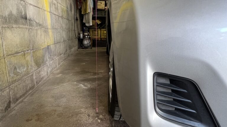 ラクティス フロントキャンバー調整 タイヤの片減り 雪道対策